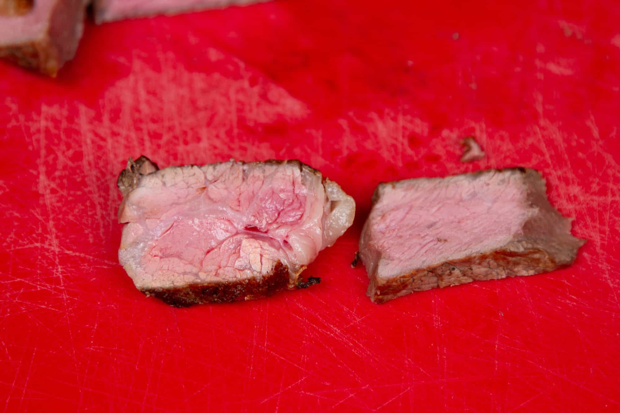 Overcooking Steaks Dries Them Out, Not Temping