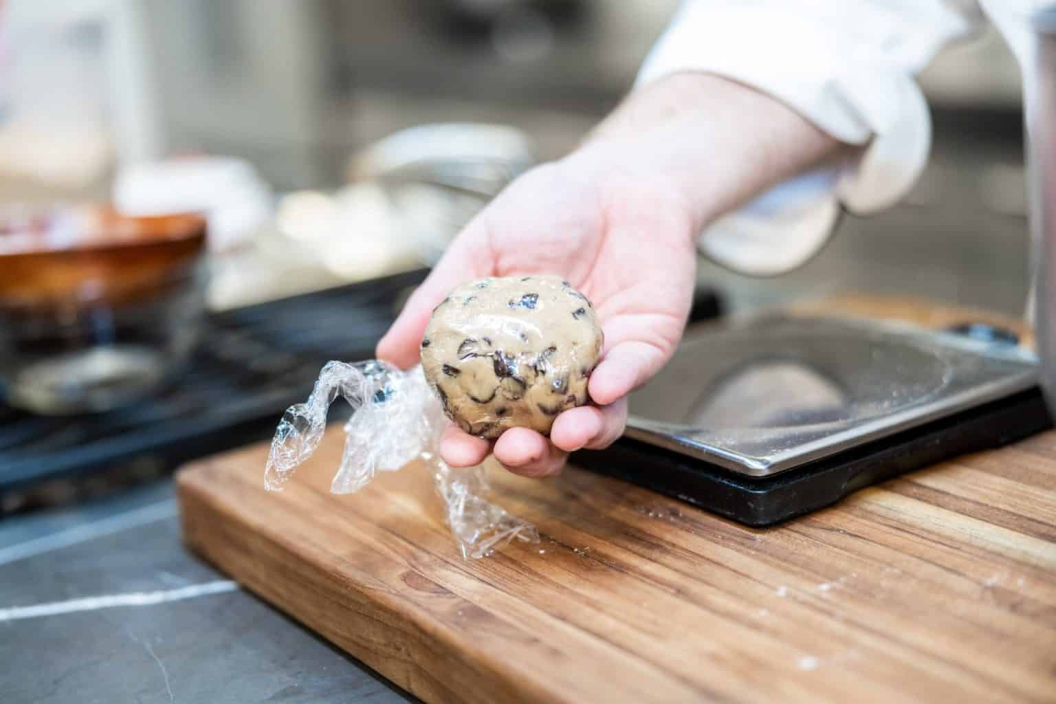 Huge, soft, gooey chocolate chip cookies!