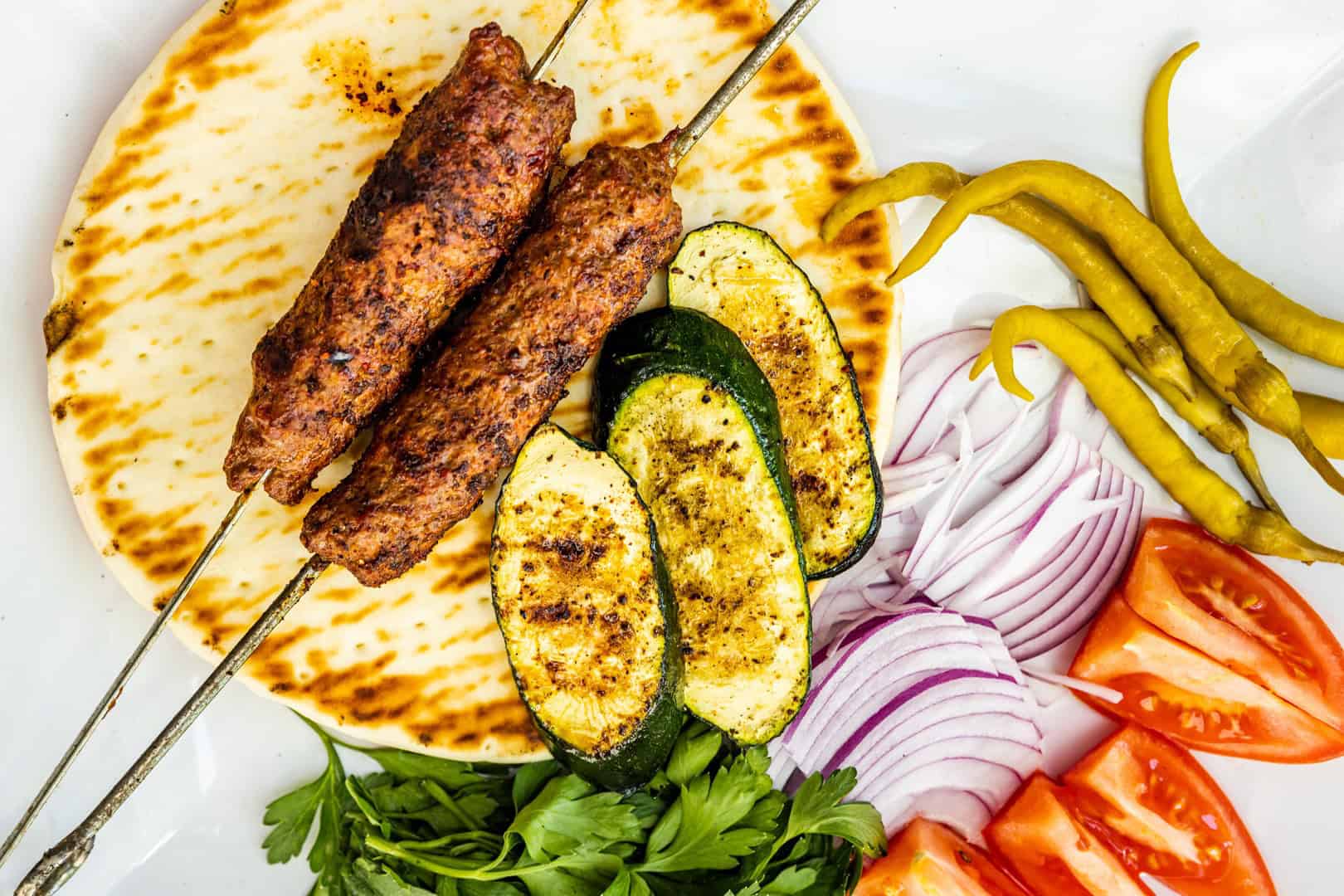 Grilled Lamb Kebabs, Turkish Style