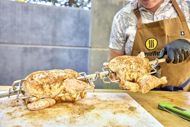 Rotisserie Chicken at Home: How To, with Temps