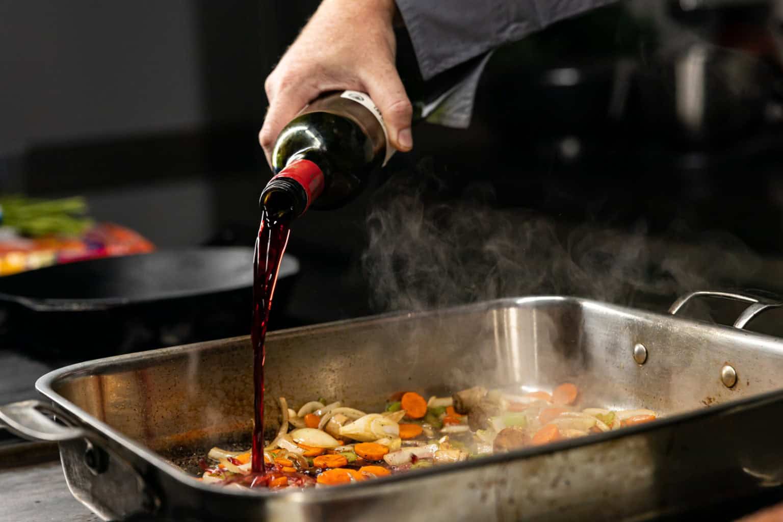 Rolled brisket recipe: temping a joint of beef