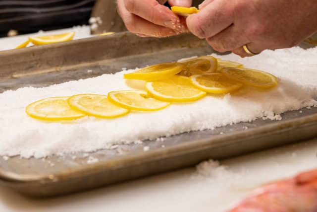 salt-crusted red snapper recipe and temps | ThermoWorks