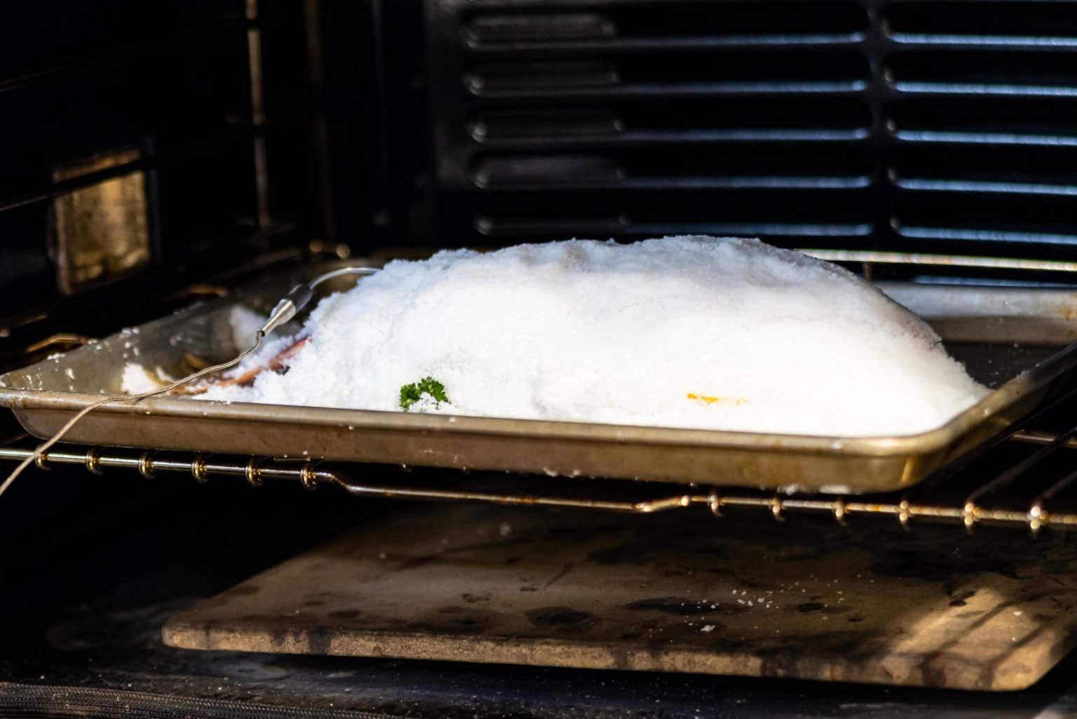 salt-crusted red snapper recipe and temps | ThermoWorks