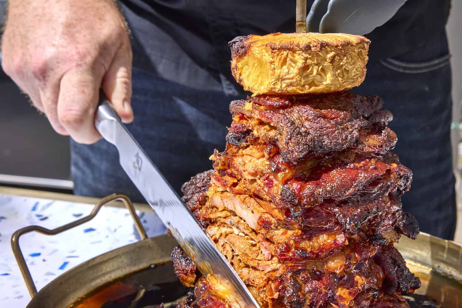 Al Pastor on a Spit: Recipe