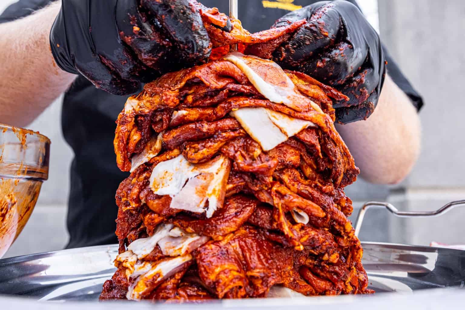 Al Pastor on a Spit: Recipe
