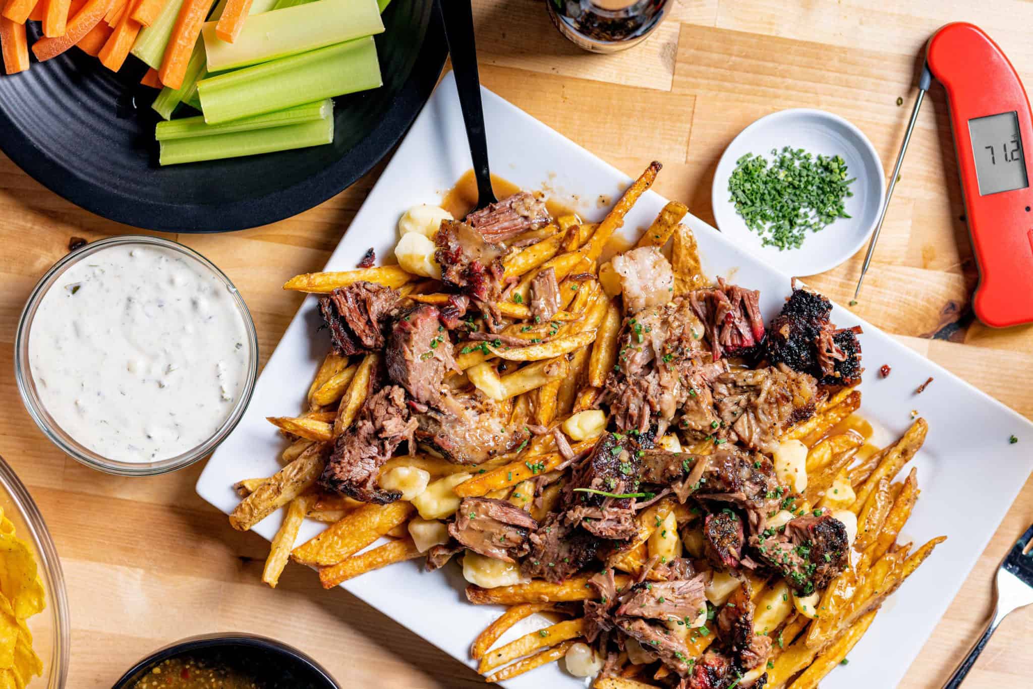 Smoked Brisket Poutine—Loaded French Fries | ThermoWorks